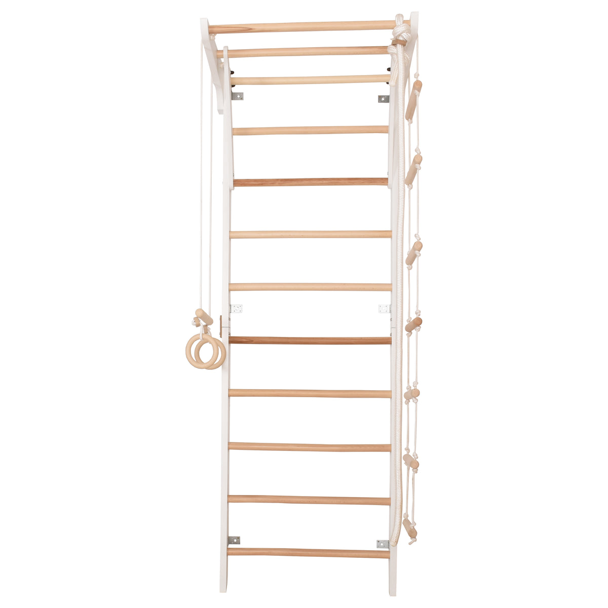 Kletterwand für die ganze Familie – Klettergerüst Indoor aus Holz mit ...