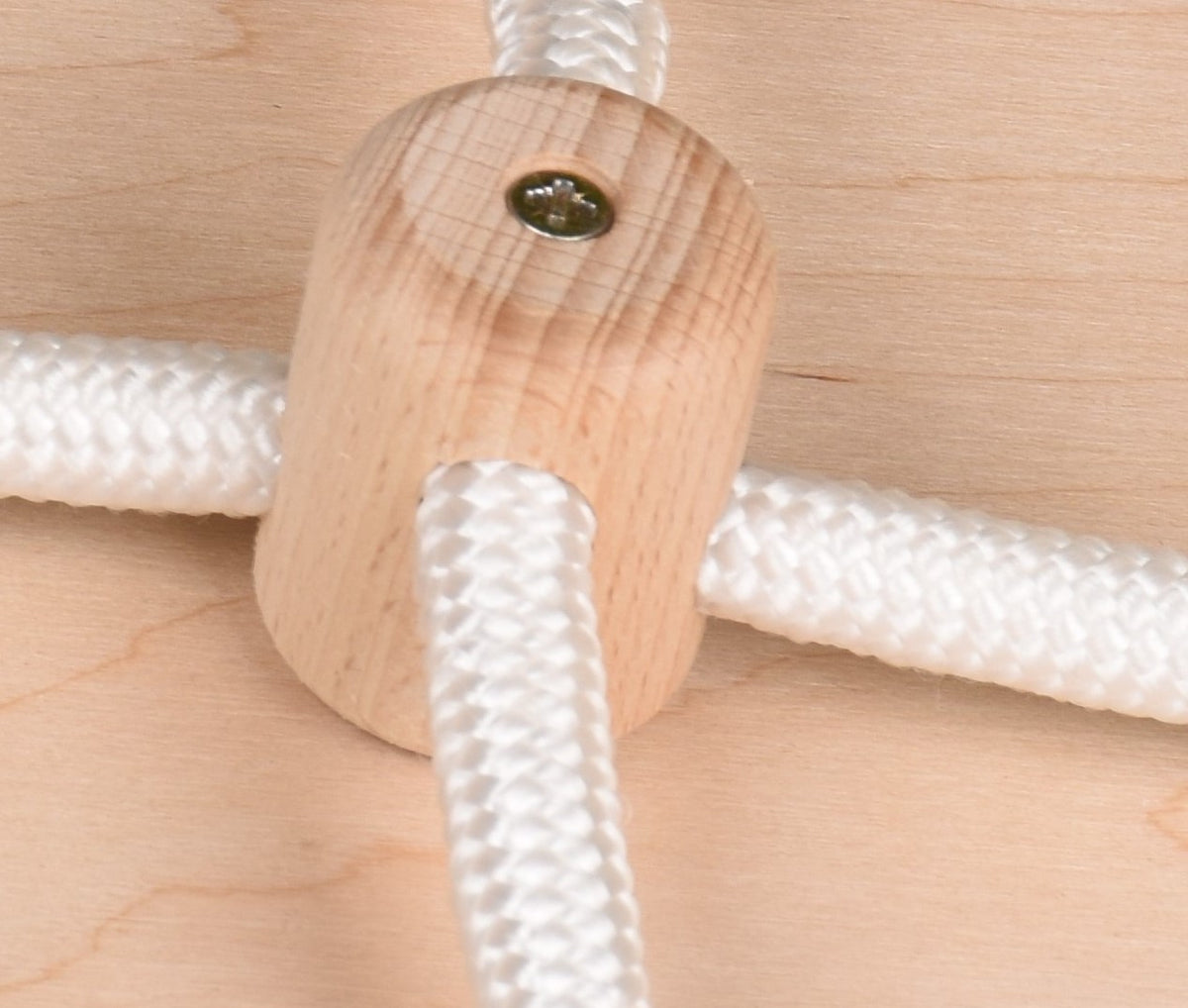 Rope connector 13 mm made of wood - 12 pieces - For indoor use only ...